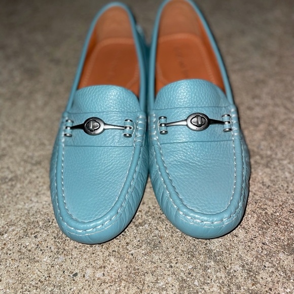 Coach | Shoes | Tiffany Blue Coach Cosby Driver Shoes | Poshmark